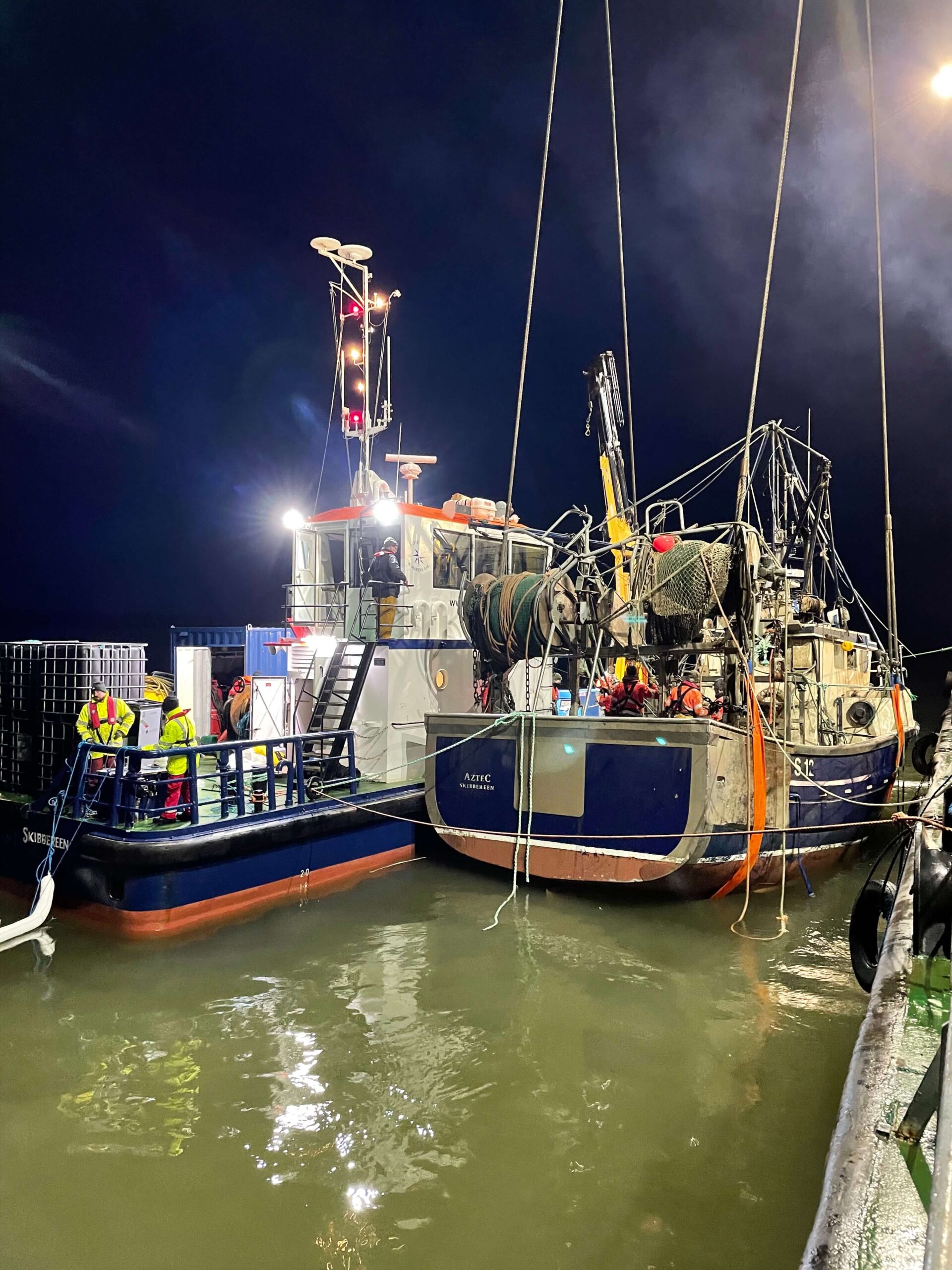 Salvage of Fishing Vessel Aztec - Atlantic Towage